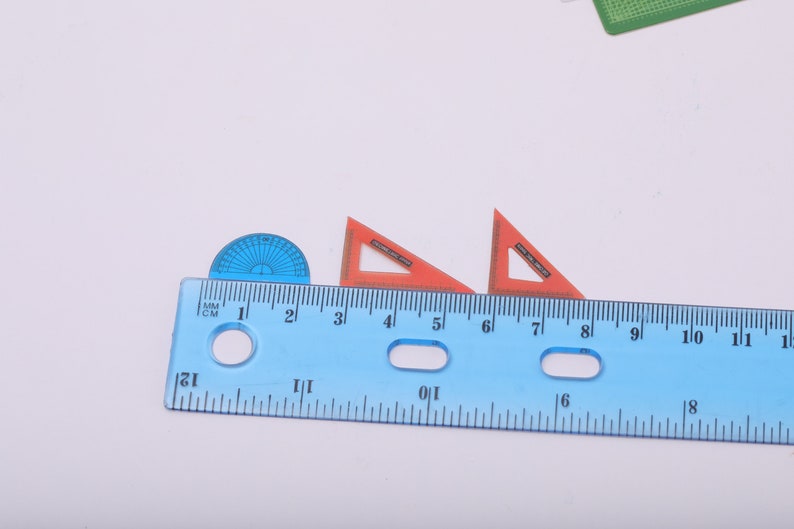1:12 Scale Dollhouse Miniature Rulers Ruler Stationery - Etsy