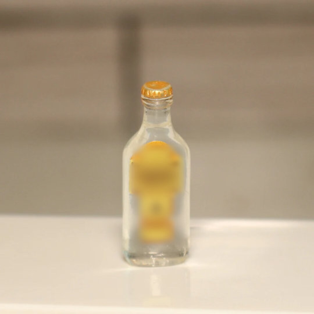 1:12 Scale GIN Liquor Dollhouse Alcohol Bottles Whiskey Miniature Bar ...