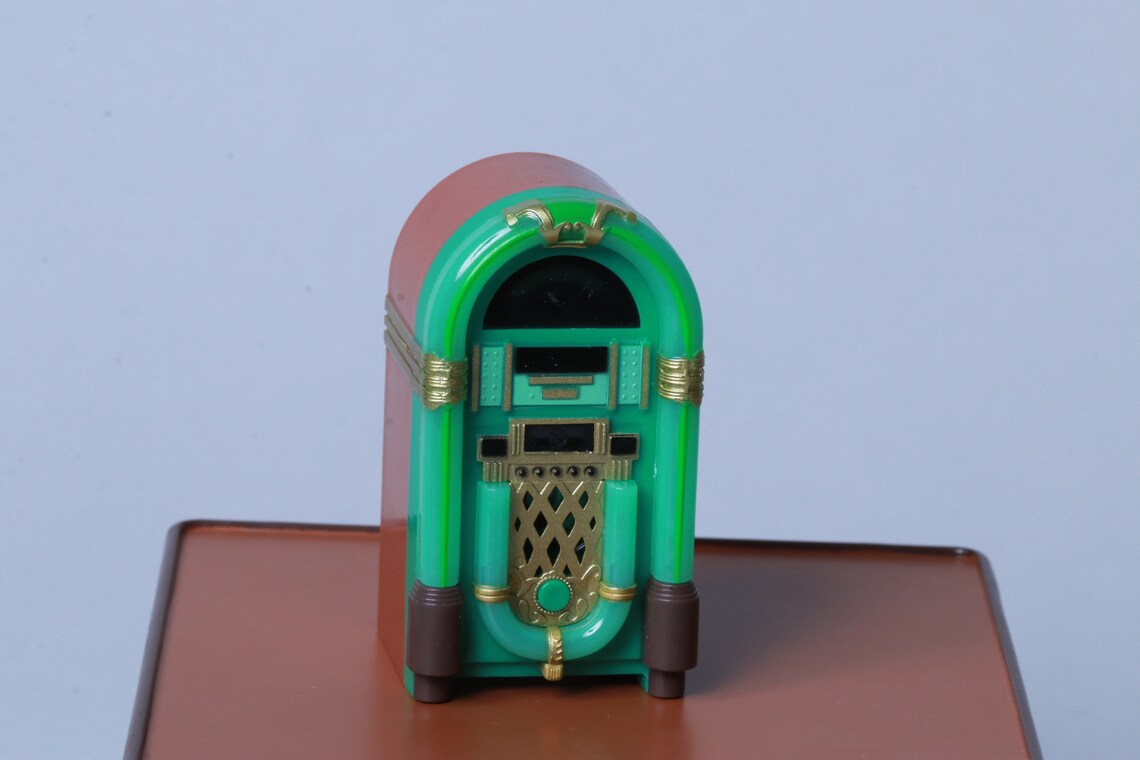 1:12 Scale Dollhouse Miniature Jukebox Retro Music Radio Songs - Etsy