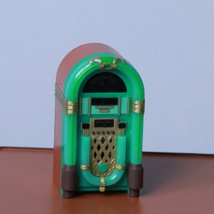 1:12 Scale Dollhouse Miniature Jukebox Retro Music Radio Songs - Etsy