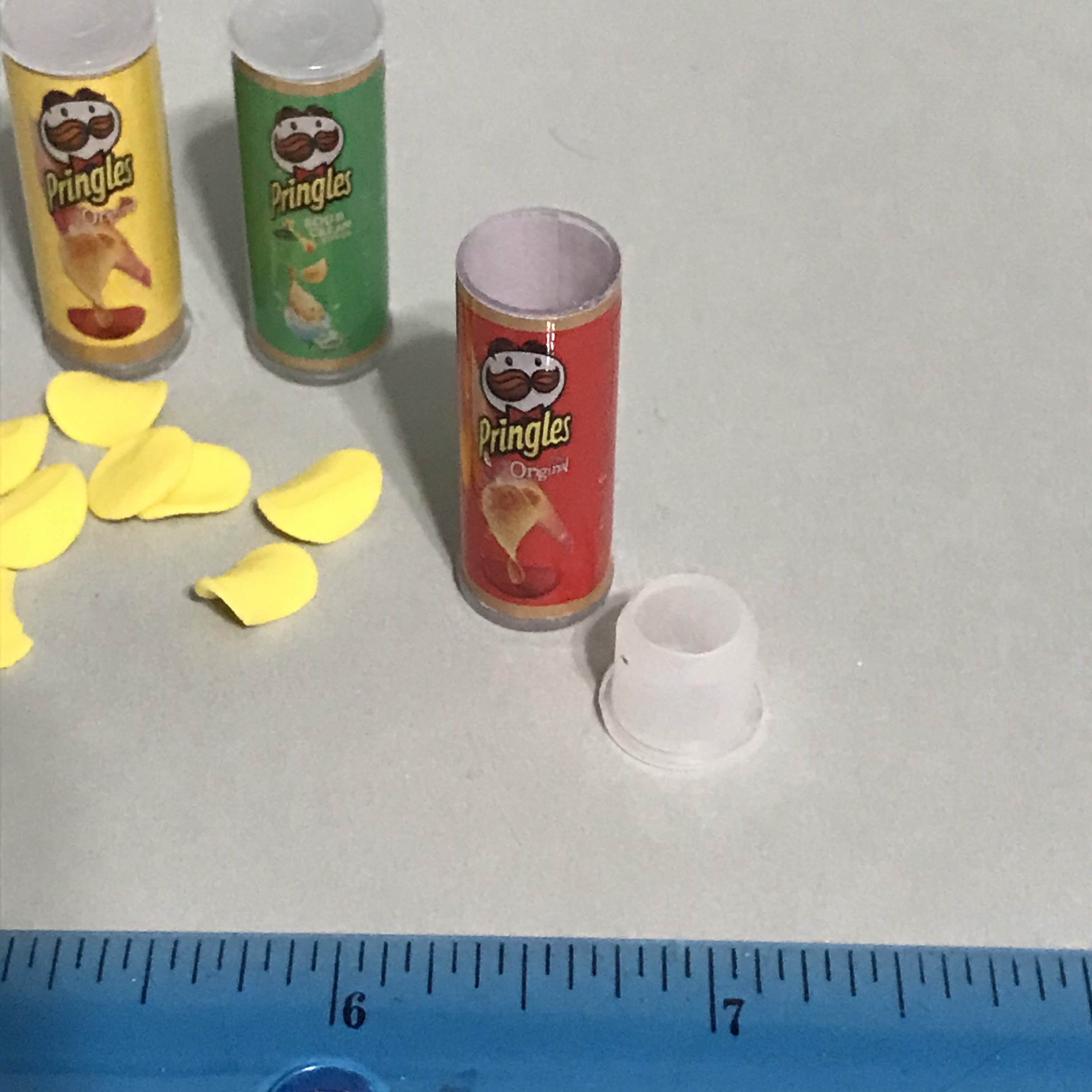 Miniature Chip Containers Snack Food Dollhouse Miniature 1/6 - Etsy