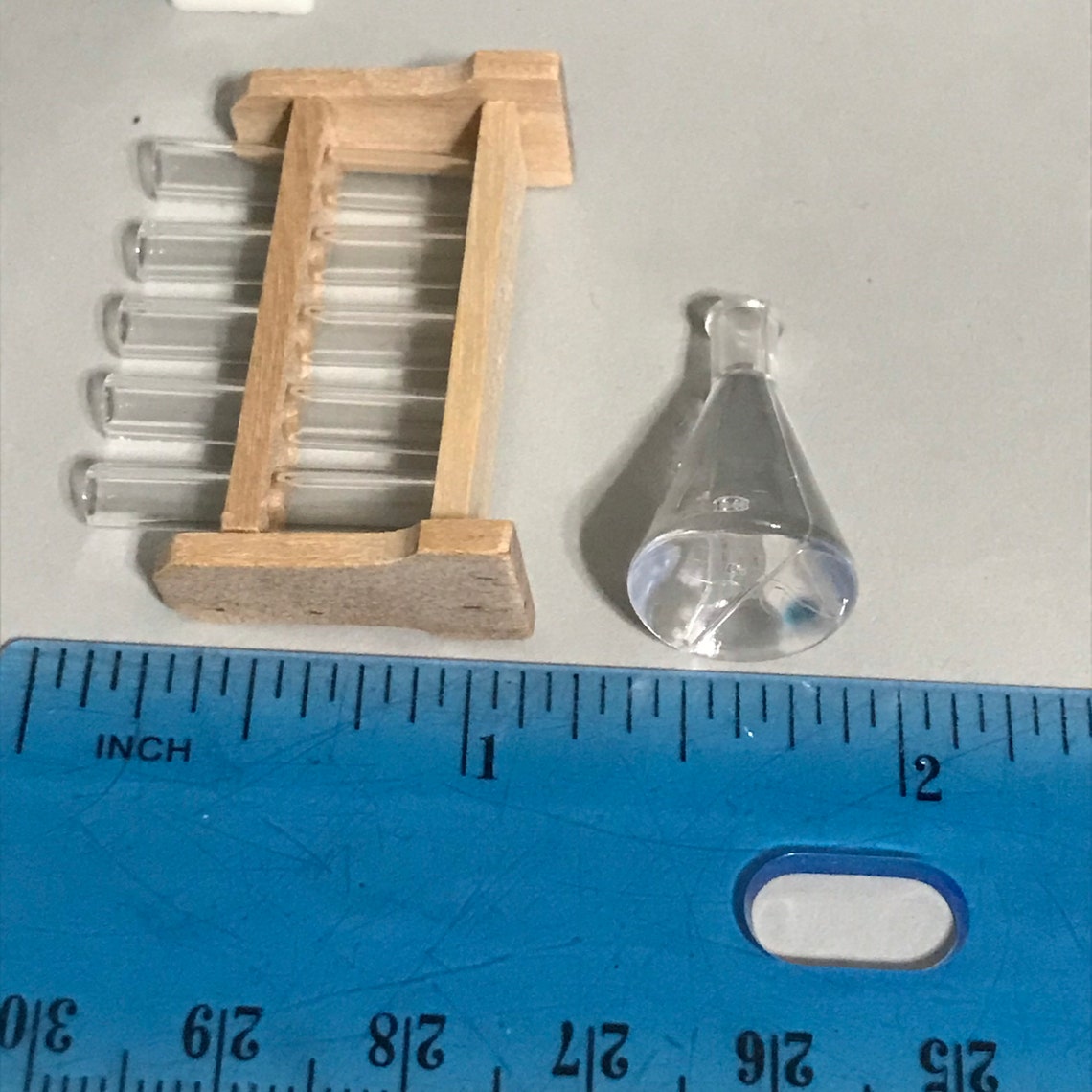 Miniature Beaker Test Tubes Dollhouse Science Doctor Classroom | Etsy