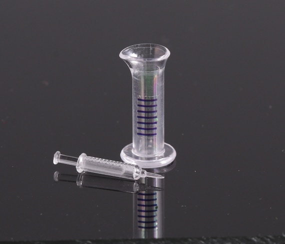 Miniature Beakers Dollhouse Science Doctor Classroom 1/12 1/6 | Etsy