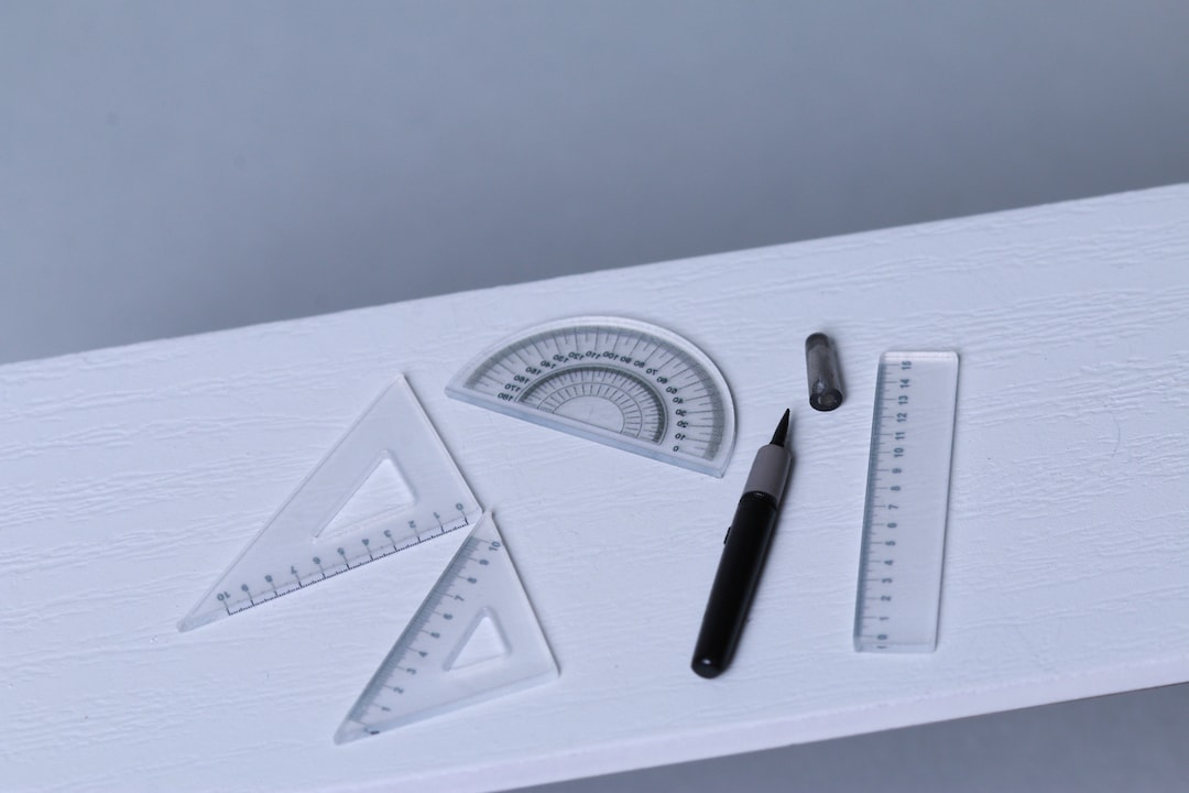 1:12 Scale Dollhouse Miniature Rulers Ruler Stationery Pen School ...