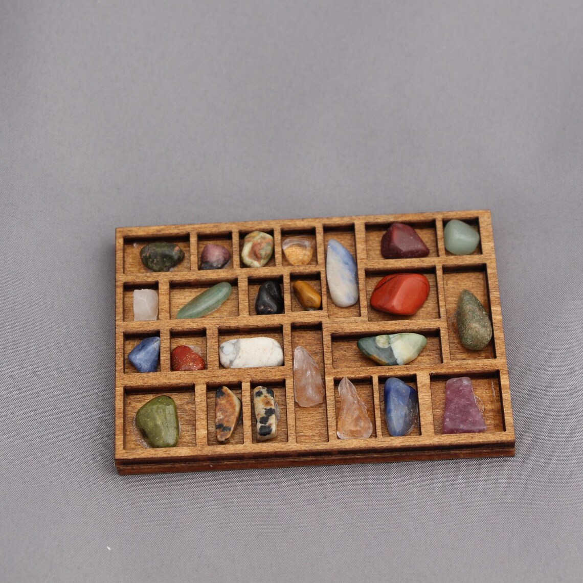 1:12 1/6 Scale Set Tumbled Stones Display Dollhouse Miniature Divider ...