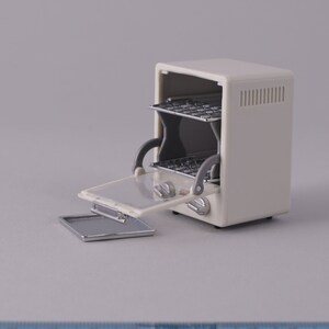 Miniature Toaster Oven Dollhouse Miniatures 1:12 Scale 1/6 Kitchen ...