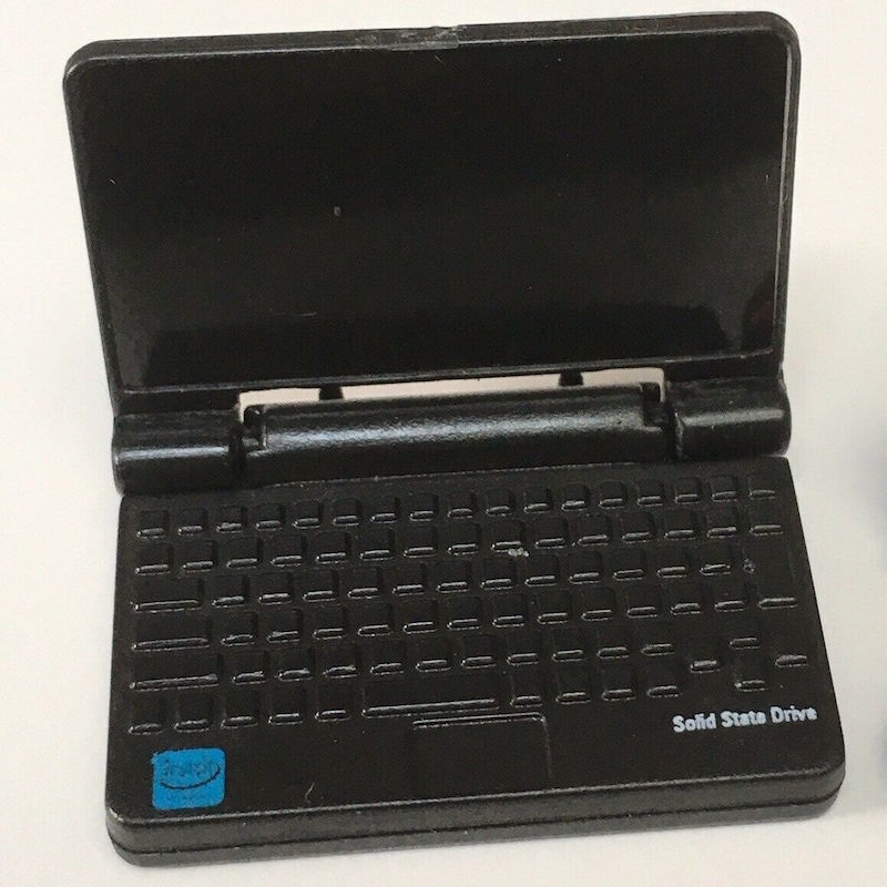 Dollhouse Miniature Laptop - Etsy