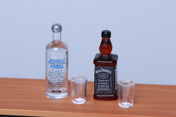 Dollhouses Whiskey Bar Drinks Dollhouse Vodka Art & Collectibles etna ...
