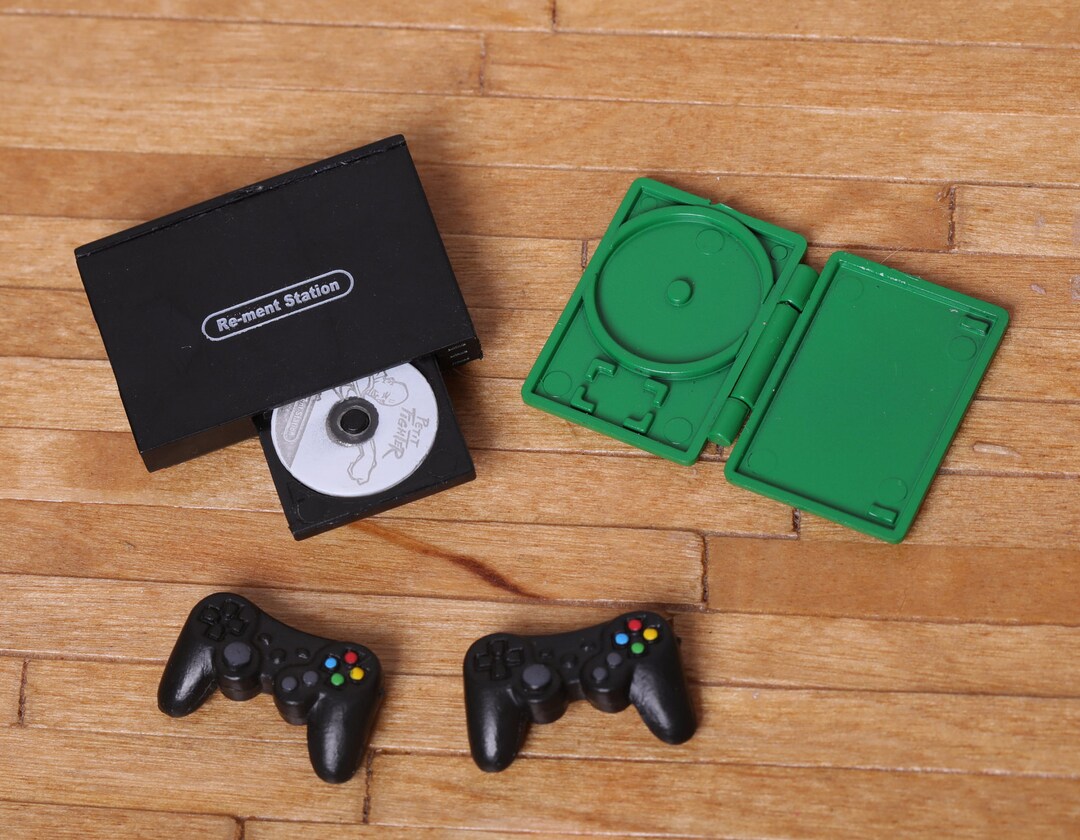 1:12 Scale Video Game Controller CD Case Game Gaming Dollhouse ...