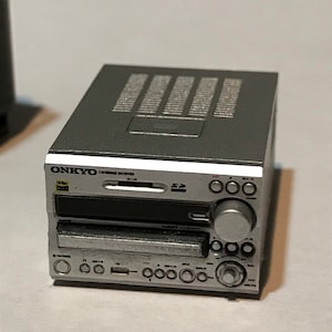 1:12 Scale CD Player Radio Dollhouse Miniature Music Room 1/12 Rement ...