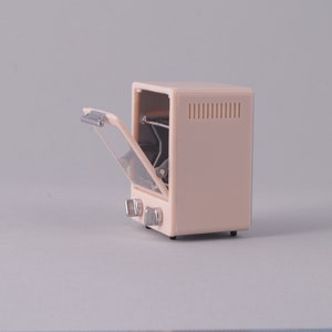 Miniature Toaster Oven Dollhouse Miniatures 1:12 Scale 1/6 Kitchen ...