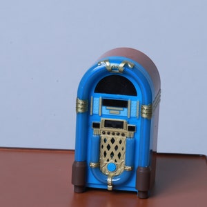 1:12 Scale Dollhouse Miniature Jukebox Retro Music Radio Songs - Etsy