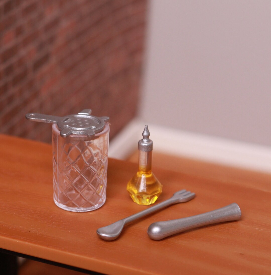 1:12 Scale 1/6 Scale Drink Mixing Kit Dollhouse Miniature Alcohol - Etsy