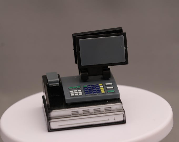 1:12 Scale Cash Register Dollhouse Miniature Realistic Store Bakery ...