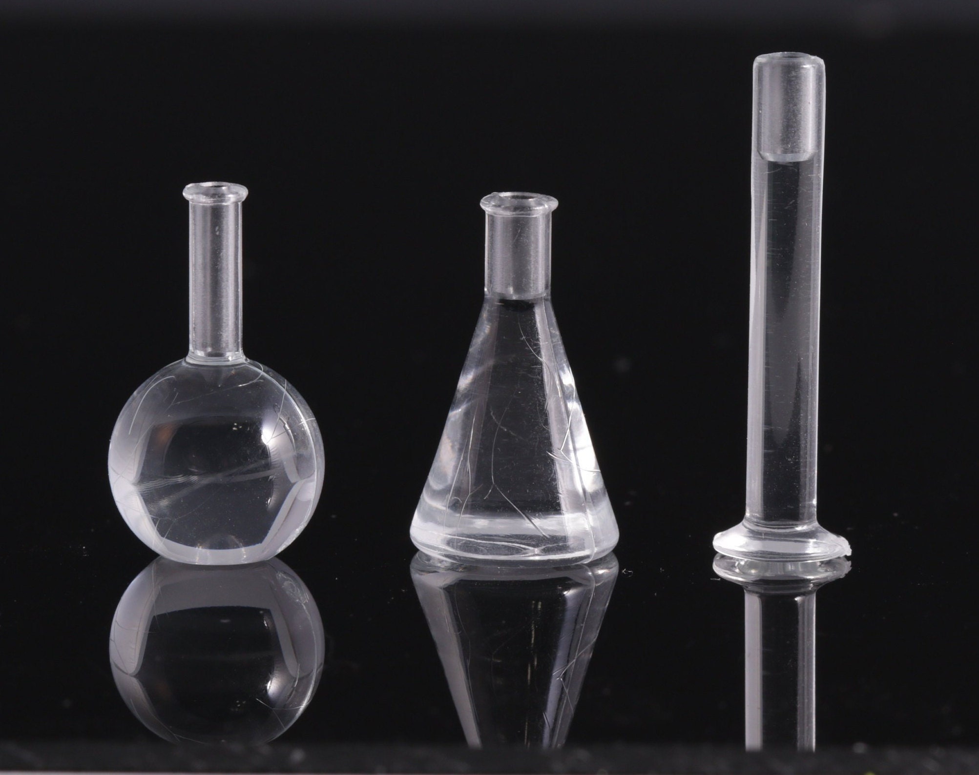 Miniature Beakers Dollhouse Science Doctor Classroom 1/12 1/6 | Etsy