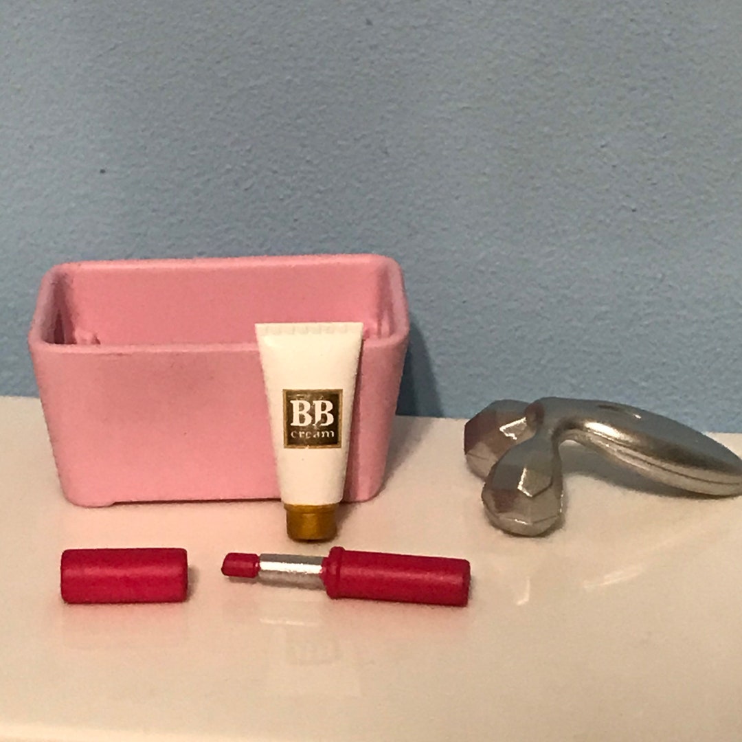 Miniature Dollhouse 1:12 Scale Cosmetics Make up Rement Re-ment Box 1/6 ...