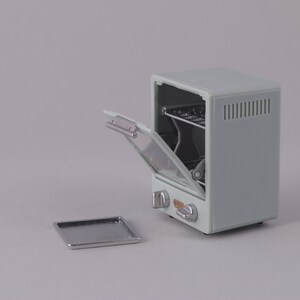 Miniature Toaster Oven Dollhouse Miniatures 1:12 Scale 1/6 Kitchen ...