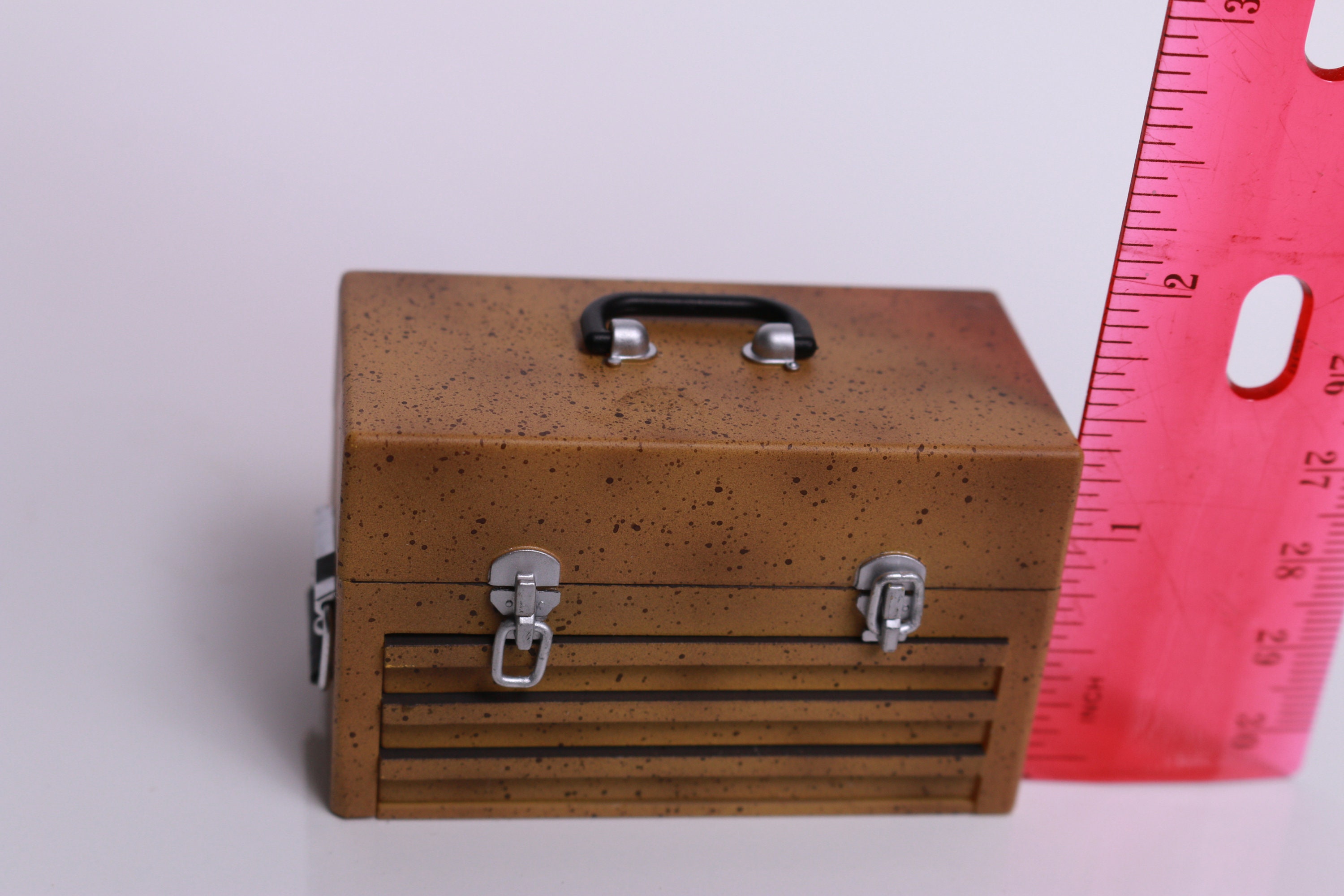 1:6 Scale Tool Box Drawers Chest Miniature Dollhouse Workshop Work ...