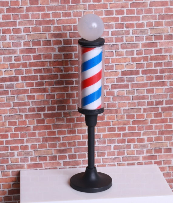 1:12 Scale Hair Salon Barbershop Pole - Etsy