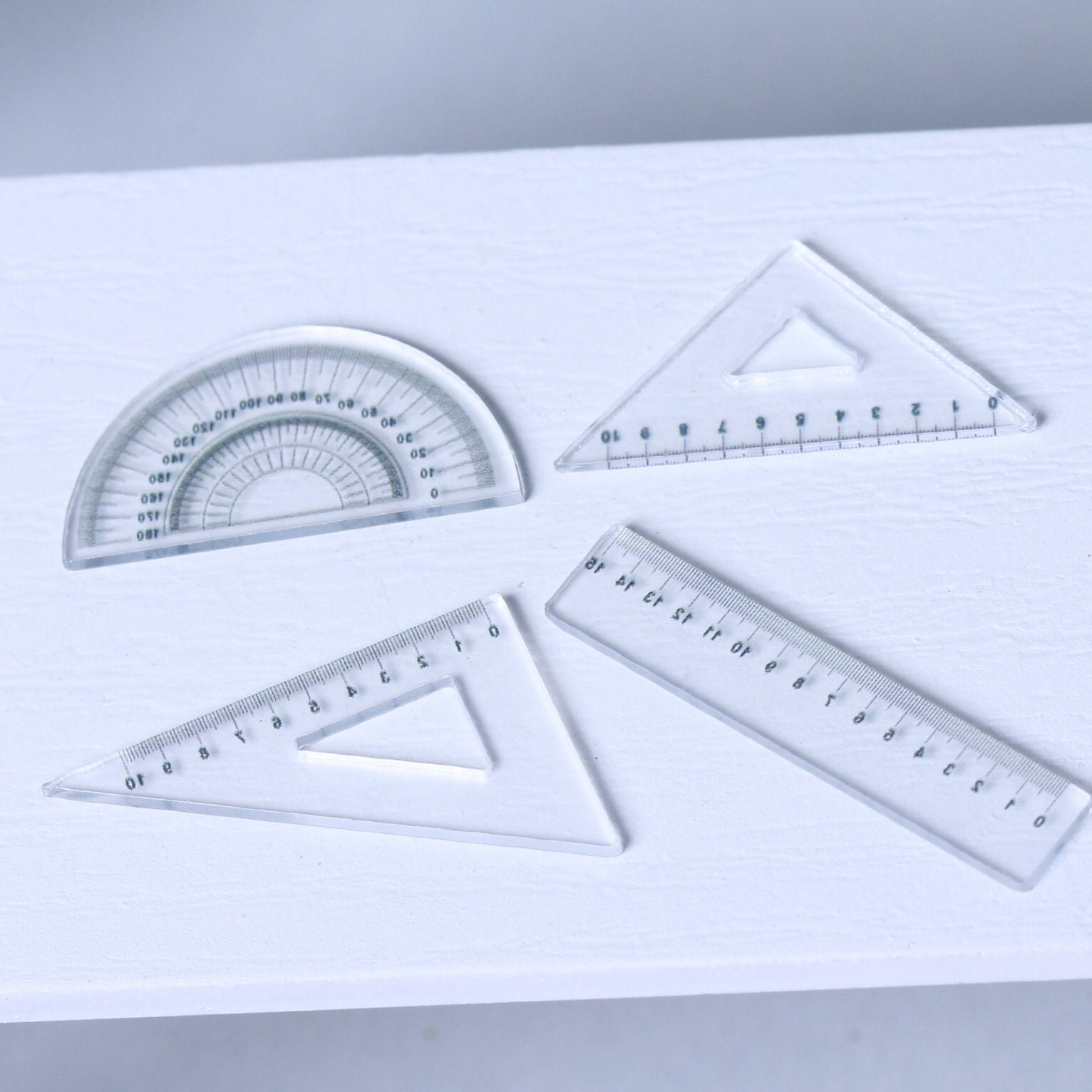 1:12 Scale Dollhouse Miniature Rulers Ruler Stationery Pen - Etsy