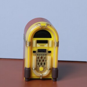 1:12 Scale Dollhouse Miniature Jukebox Retro Music Radio Songs - Etsy