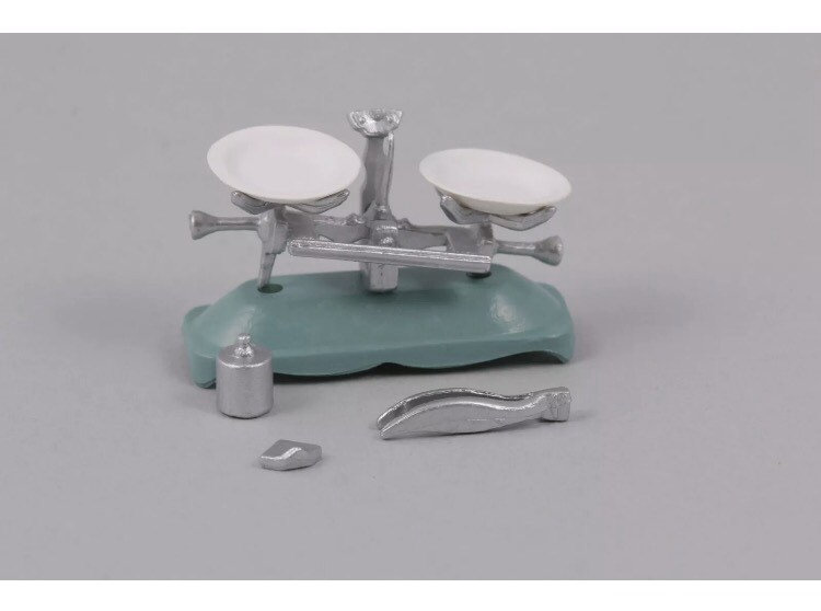 Miniature Dollhouse Science Weight Scale Weights Classroom | Etsy