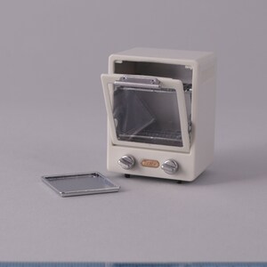Miniature Toaster Oven Dollhouse Miniatures 1:12 Scale 1/6 Kitchen ...