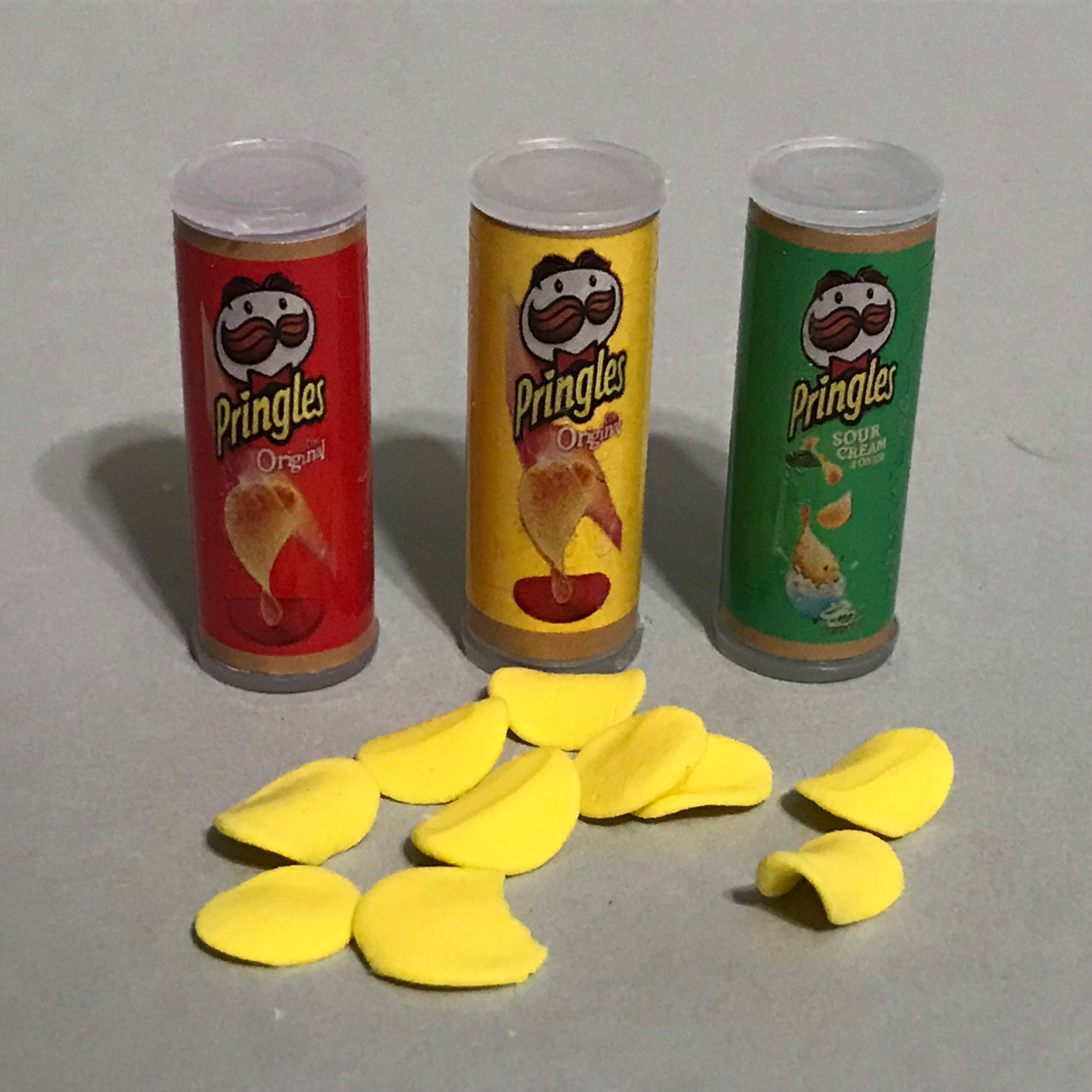 Miniature Chip Containers Snack Food Dollhouse Miniature 1/6 - Etsy
