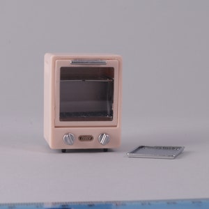 Miniature Toaster Oven Dollhouse Miniatures 1:12 Scale 1/6 Kitchen ...