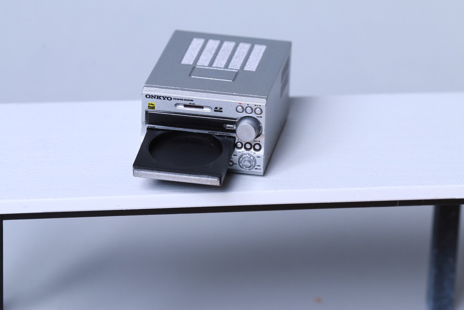 1:12 Scale CD Player Radio Dollhouse Miniature Music Room 1/12 Rement ...