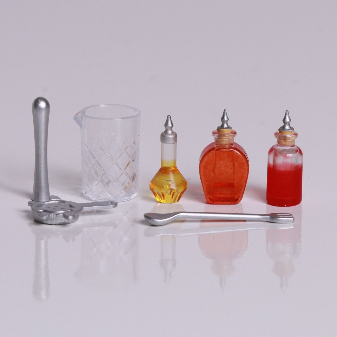 1:12 Scale 1/6 Scale Drink Mixing Kit Dollhouse Miniature Alcohol - Etsy