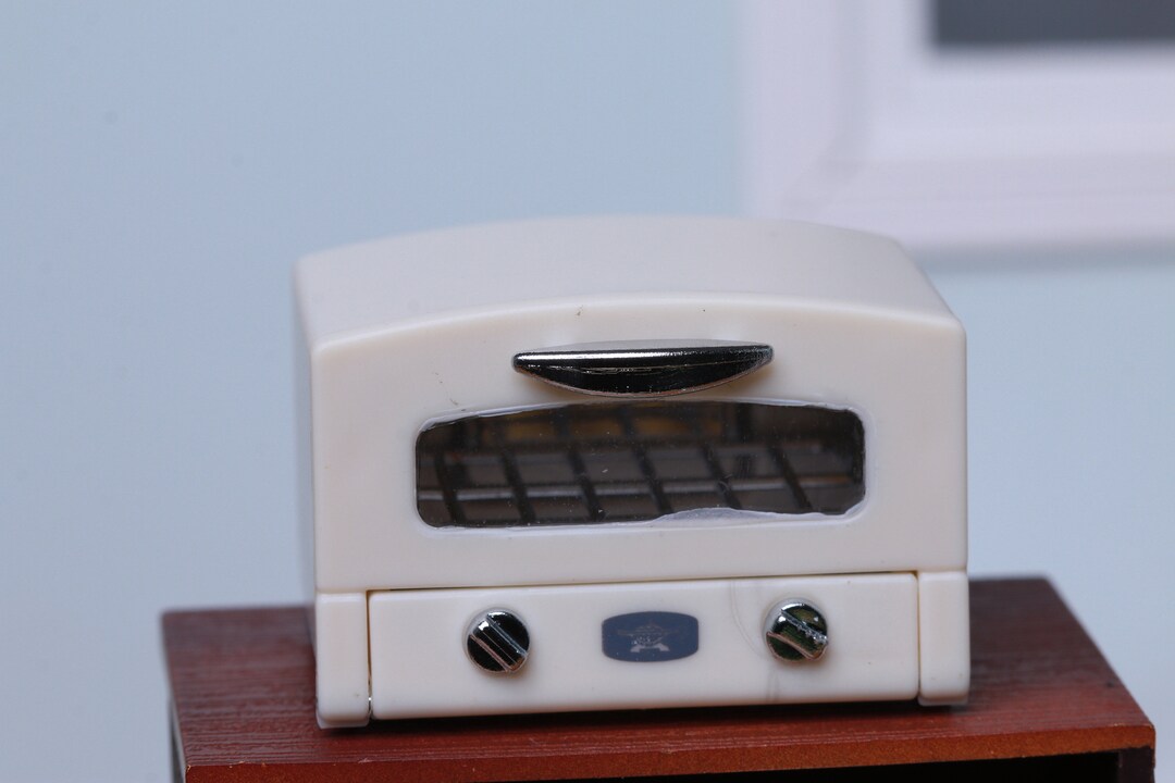Miniature Toaster Oven Dollhouse Miniatures 1:12 Scale 1/6 Kitchen ...