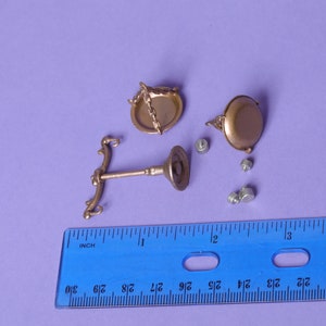 Miniature Weight Scale Antique Style Dollhouse Miniatures 1:12 1/12 ...