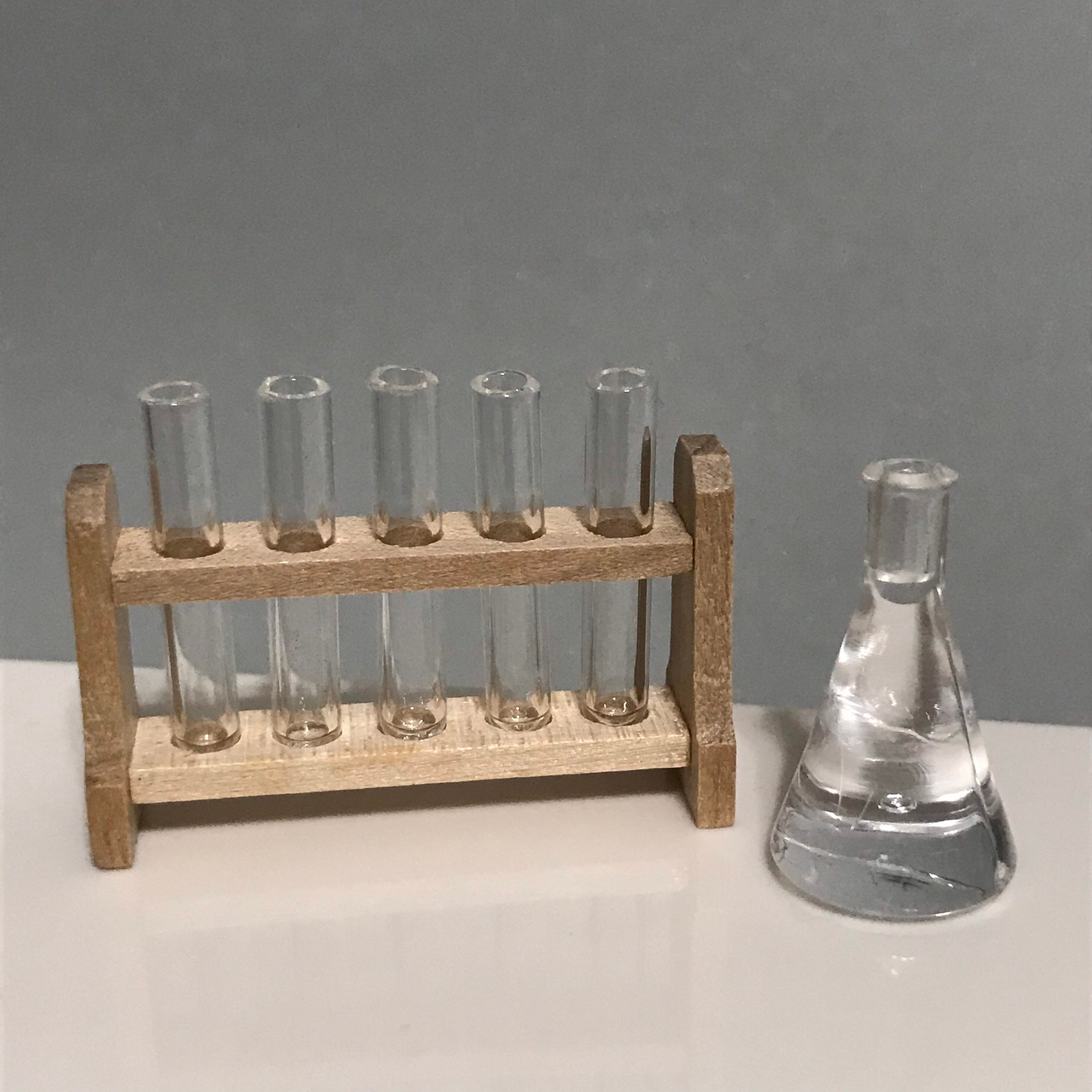 Miniature Beaker Test Tubes Dollhouse Science Doctor Classroom | Etsy