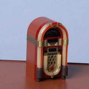 1:12 Scale Dollhouse Miniature Jukebox Retro Music Radio Songs | Etsy