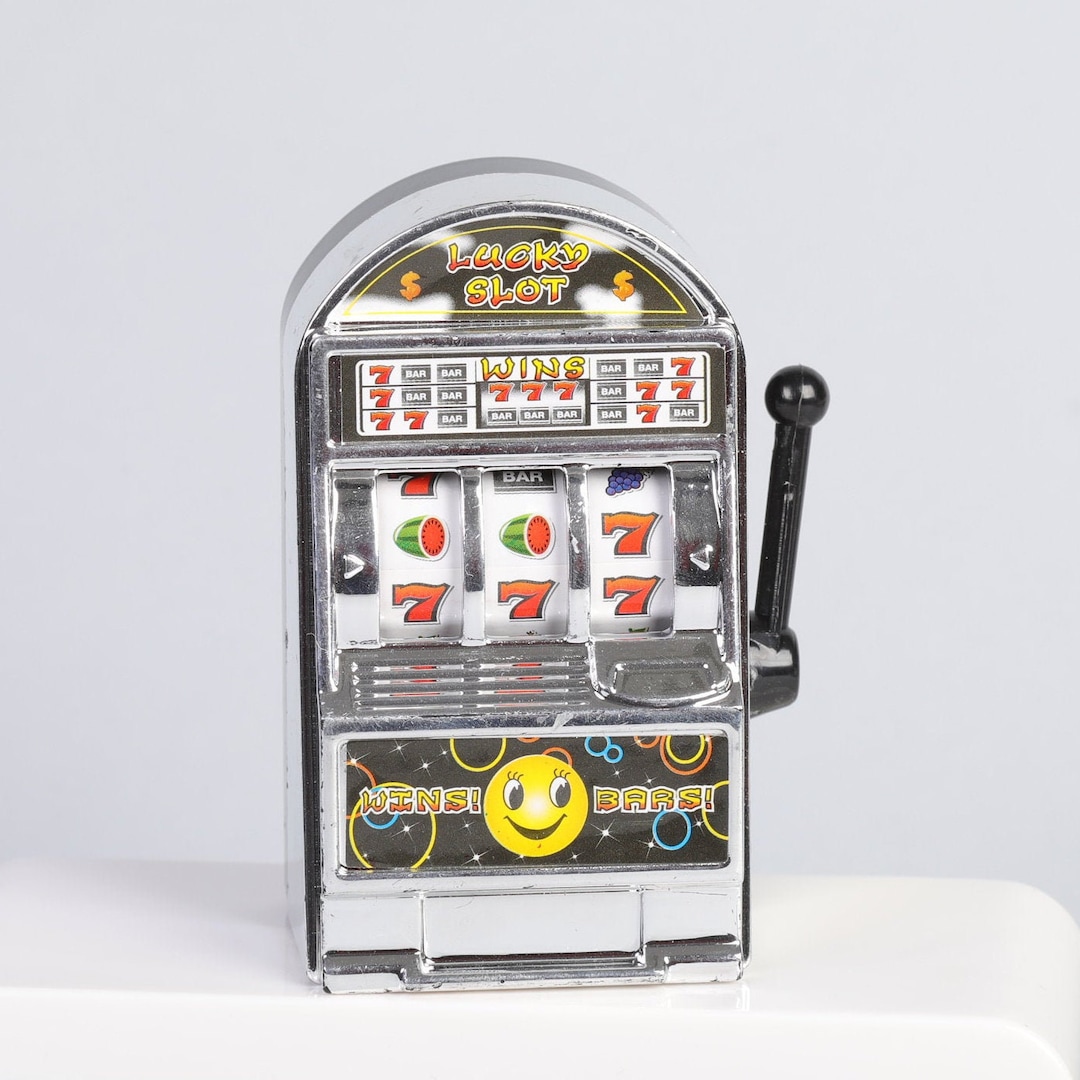 1:6 Scale Slot Machine Arcade Dollhouse Miniature Silver - Etsy