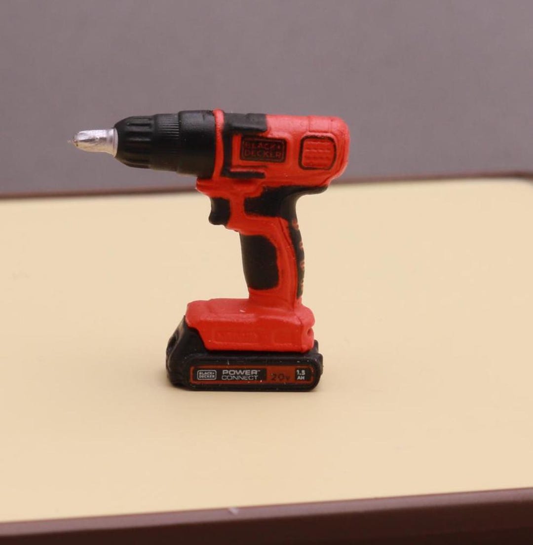 1:12 Scale Hand Drill Dollhouse Miniature Tools Workshop Tool - Etsy