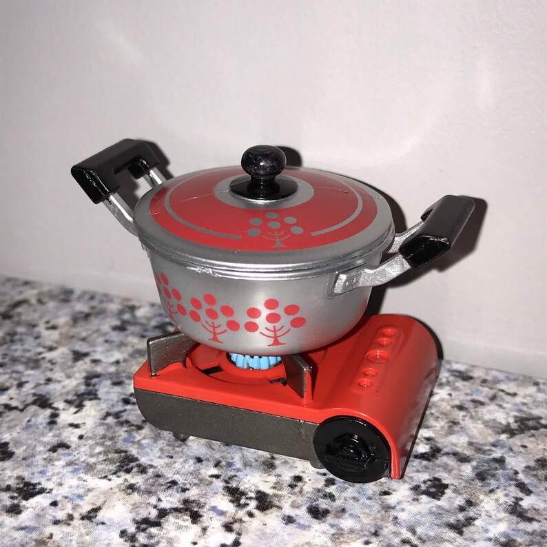 Miniature Gas Cooker Oil Dollhouse Miniatures 1:12 Scale 1/6 Kitchen ...