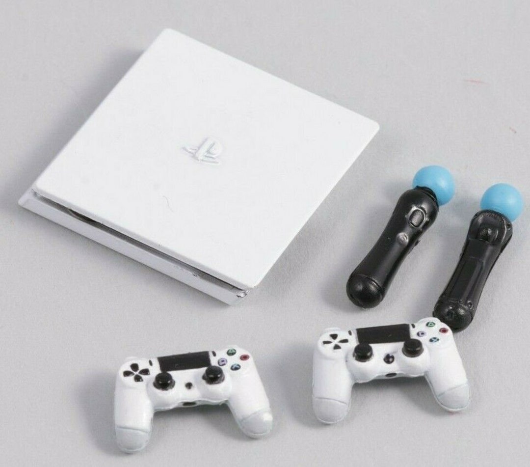 1:12 Scale Video Game Playstation VR Controller Games Room Dollhouse ...
