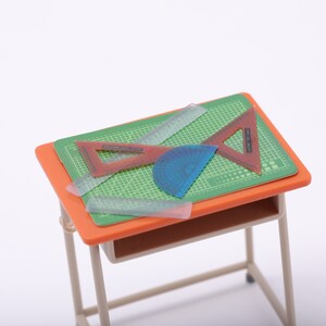 1:12 Scale Dollhouse Miniature Rulers Ruler Stationery Scissors - Etsy