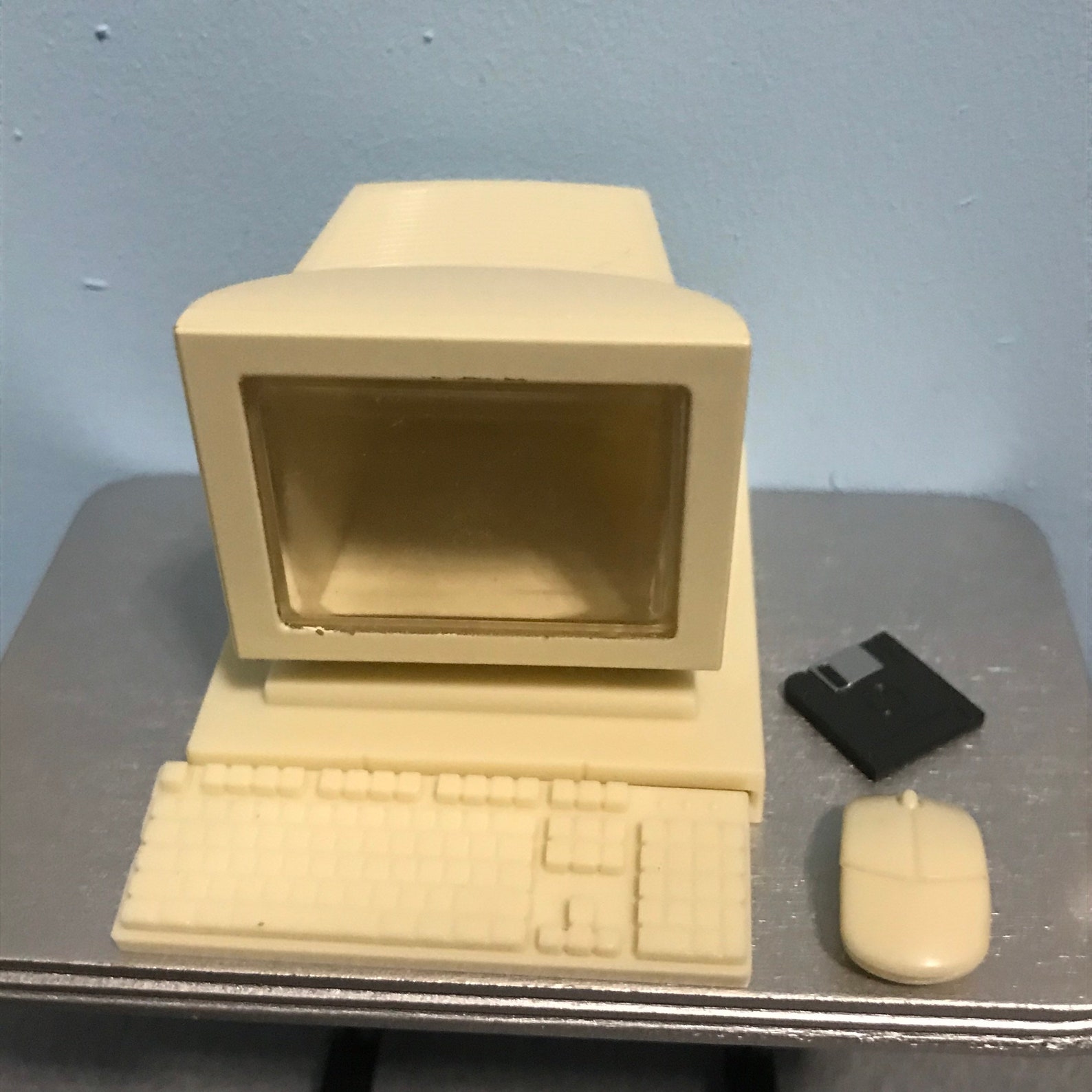 1/6 Scale Dollhouse Computer Set Mouse Keyboard Old Fashioned | Etsy