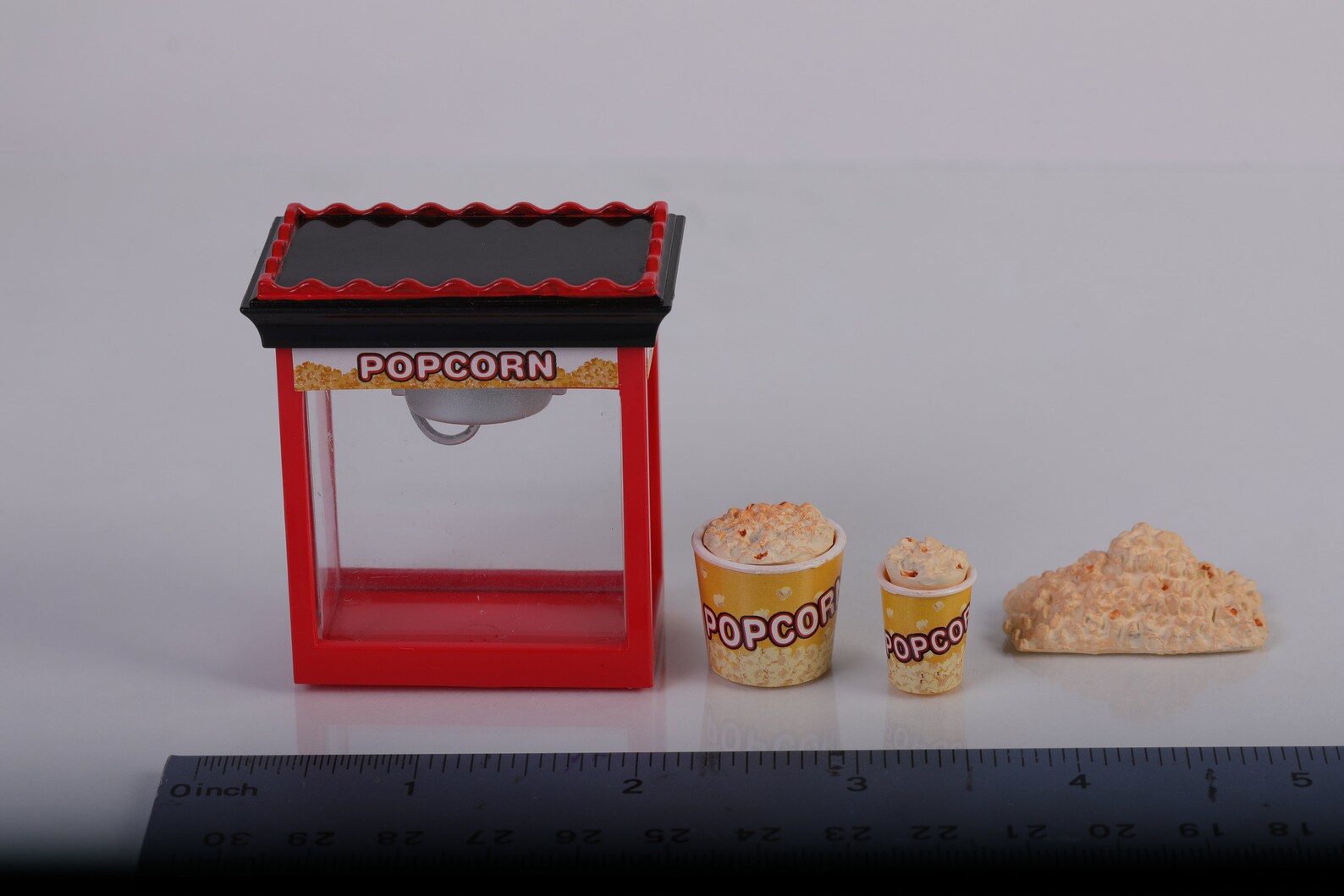 Miniature Popcorn Dollhouse Miniatures 1:12 Scale Machine Movie Theater ...