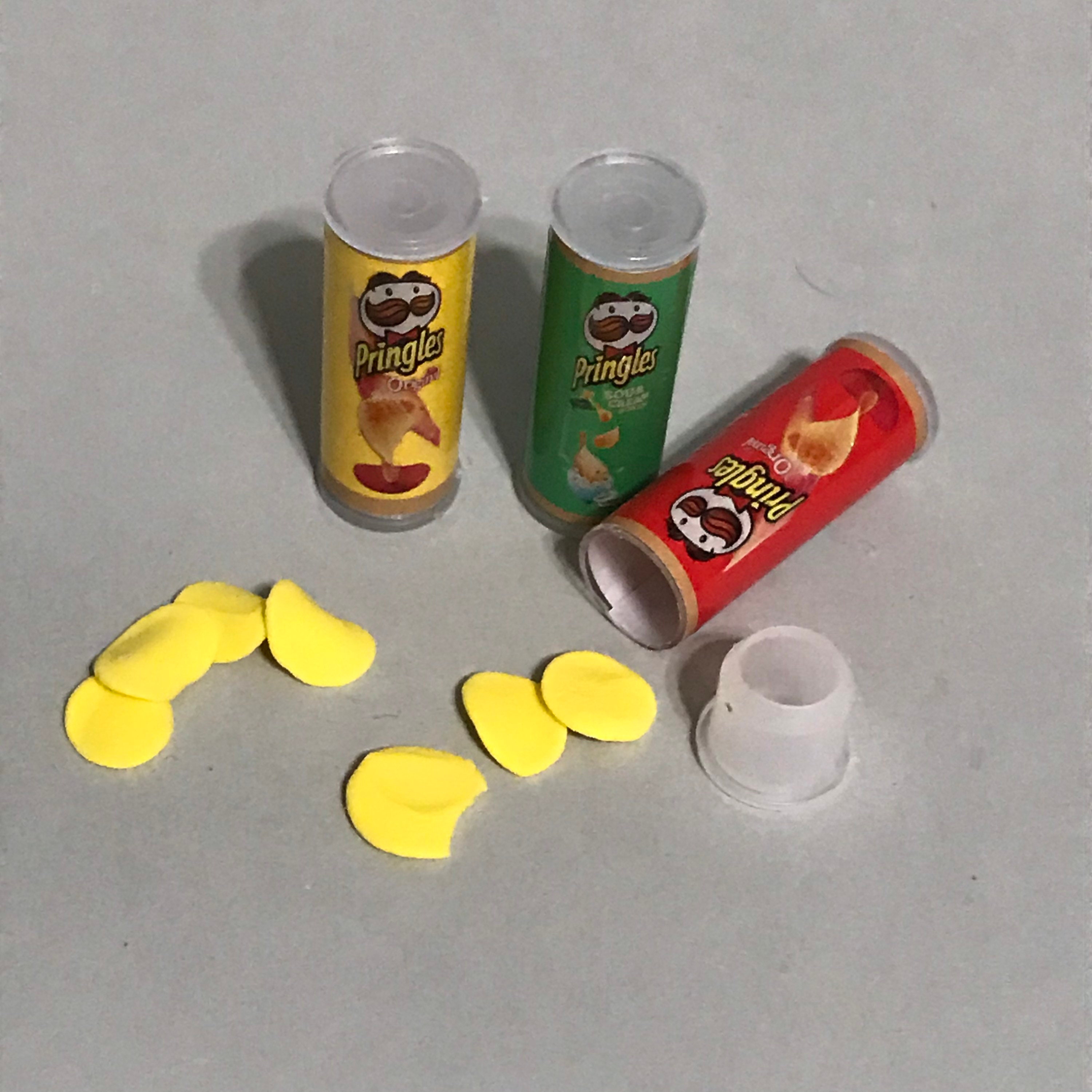 Miniature Chip Containers Snack Food Dollhouse Miniature 1/6 - Etsy