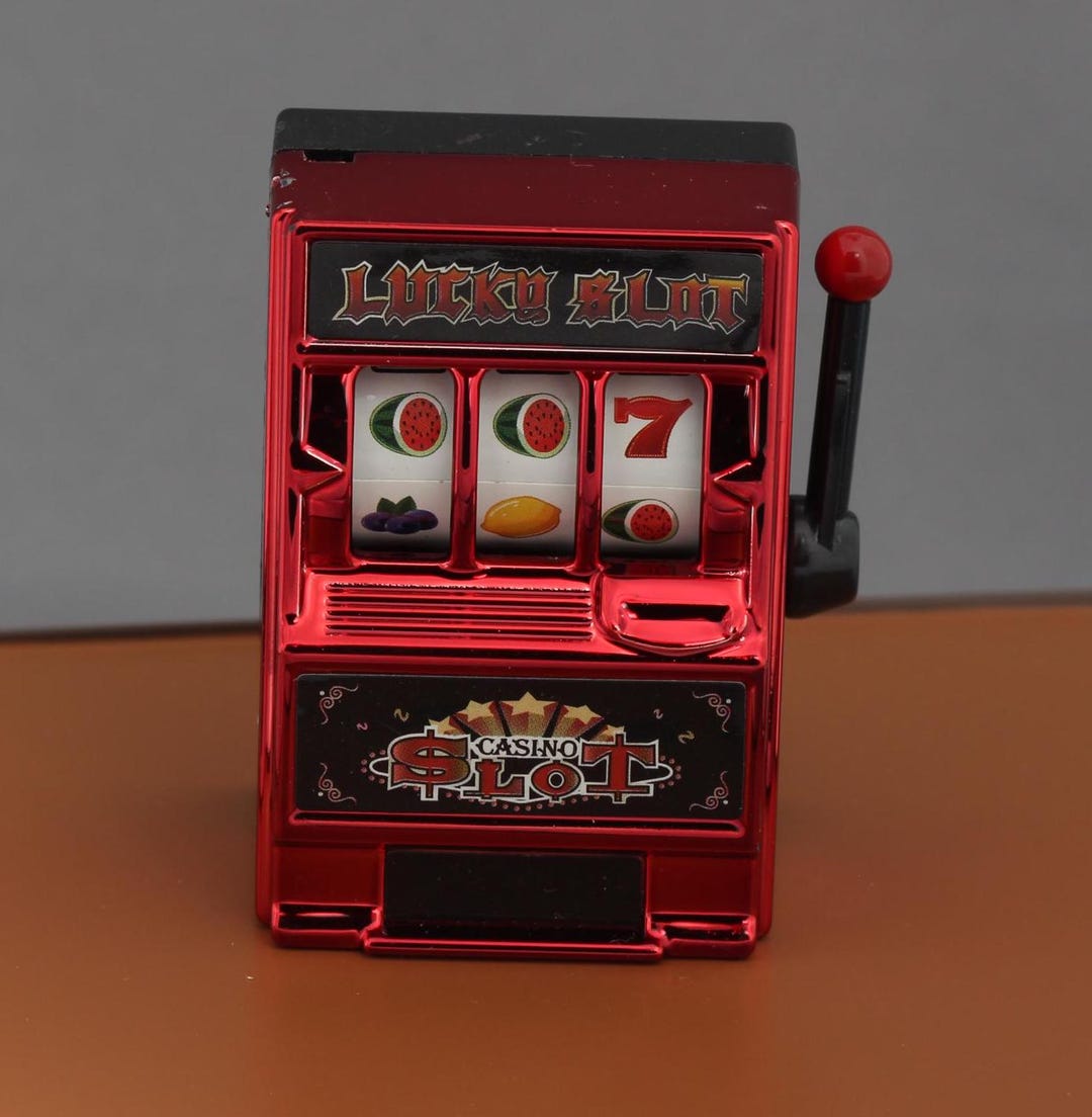 1:12 Scale Slot Machine Arcade Dollhouse Miniature RED - Etsy