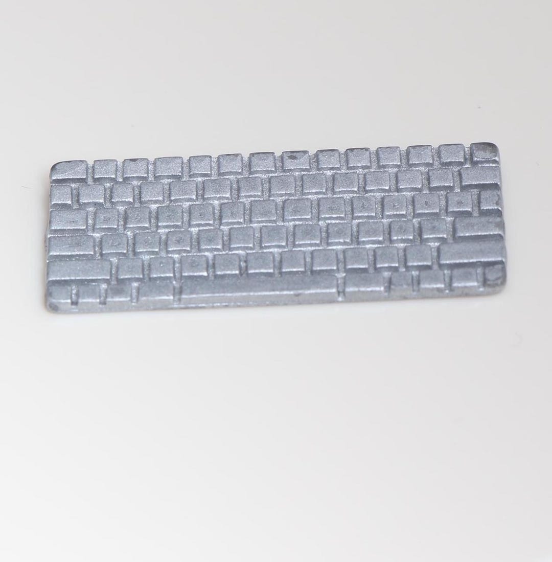 1/12 Scale Dollhouse Computer Keyboard Old Fashioned Dollshouse 1:12 ...