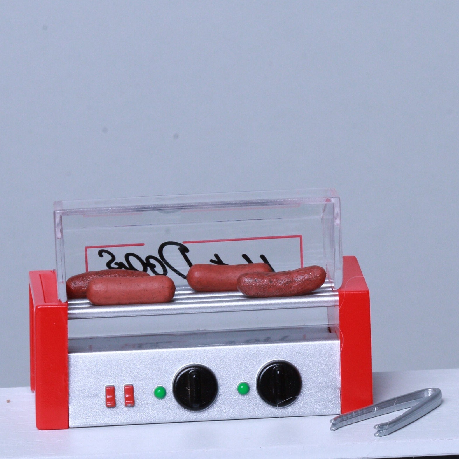Miniature Hot Dog Machine Grill Dollhouse Miniatures 1:12 - Etsy