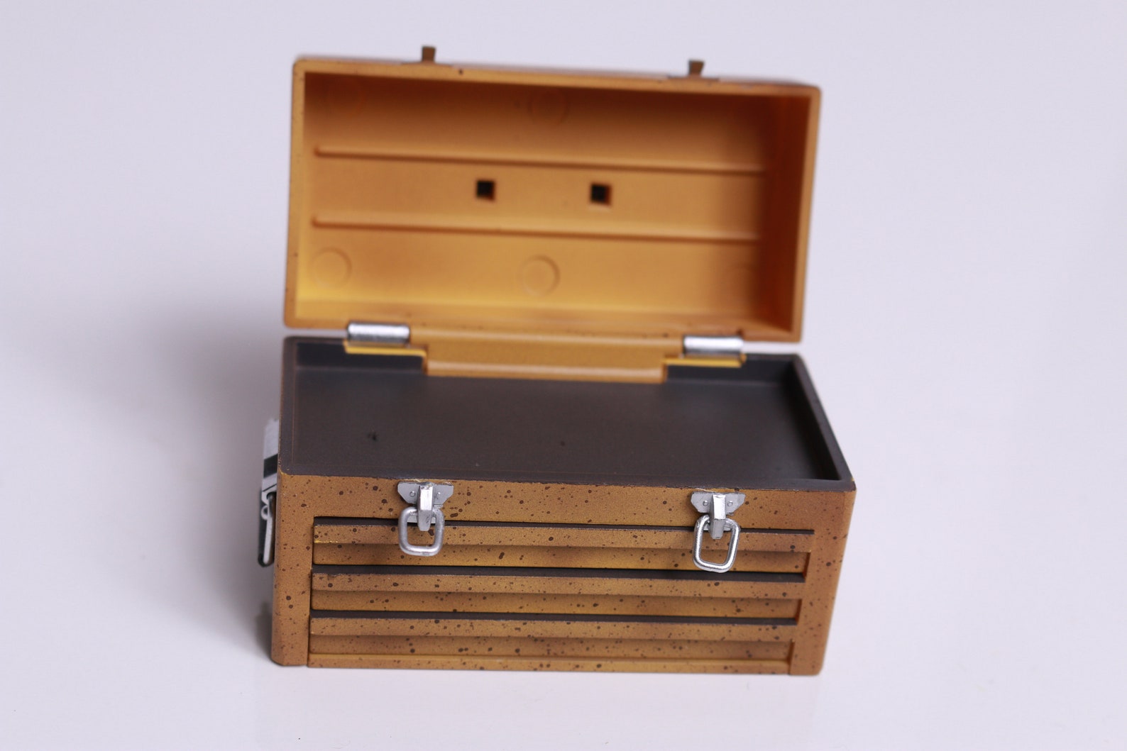 1:6 Scale Tool Box Drawers Chest Miniature Dollhouse Workshop Work ...