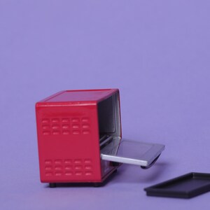 Miniature Toaster Oven Dollhouse Miniatures 1:12 Scale 1/6 Kitchen ...