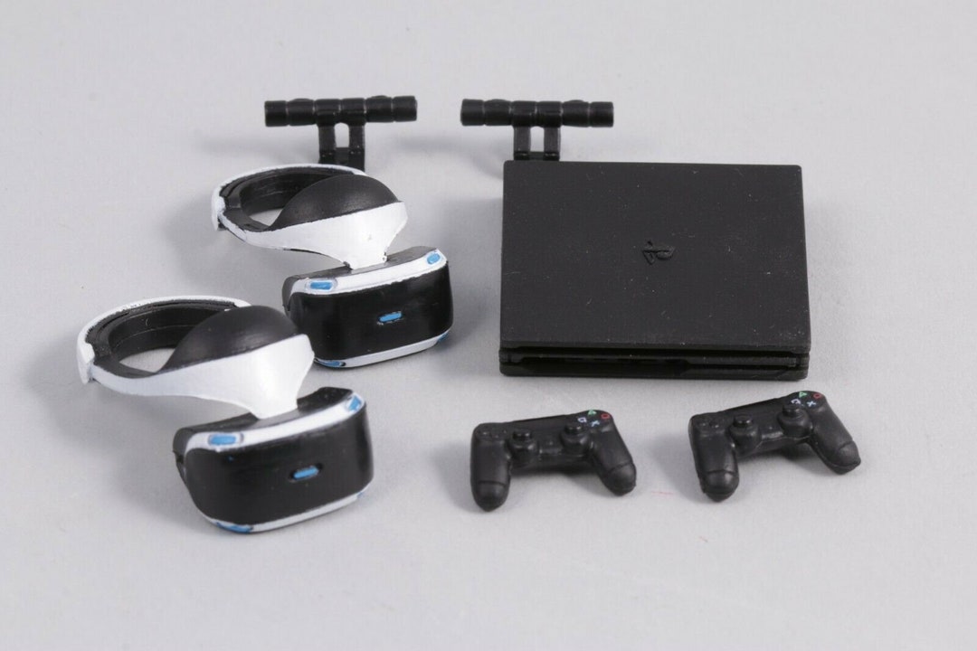 1:12 Scale Video Game Playstation VR Controller Games Room Dollhouse ...