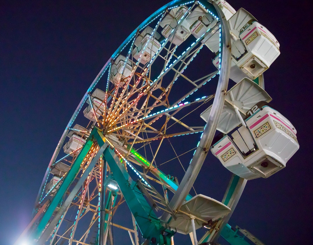 Carnival Ferris Wheel 8x10 Print - Etsy